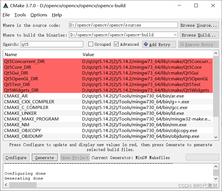记录在qt配置opencv环境的过程_qt+opencv在configure过程中.cache文件-CSDN博客