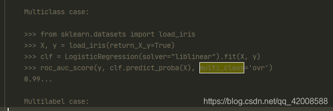 ValueError: Target scores need to be probabilities for multiclass roc_auc, i.e. they should sum ...