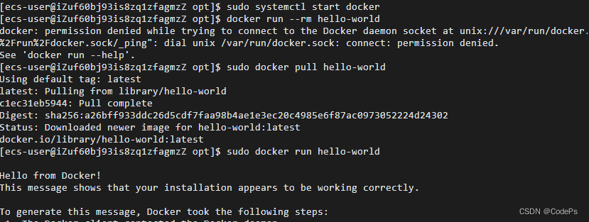 linux安装Docker教程_docer安装-CSDN博客