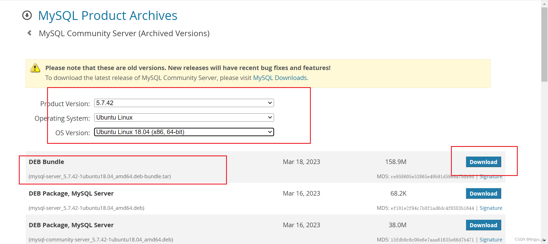 记录Ubuntu22.04安装Mysql5.7.42_ubuntu安装mysql5.7.42-CSDN博客