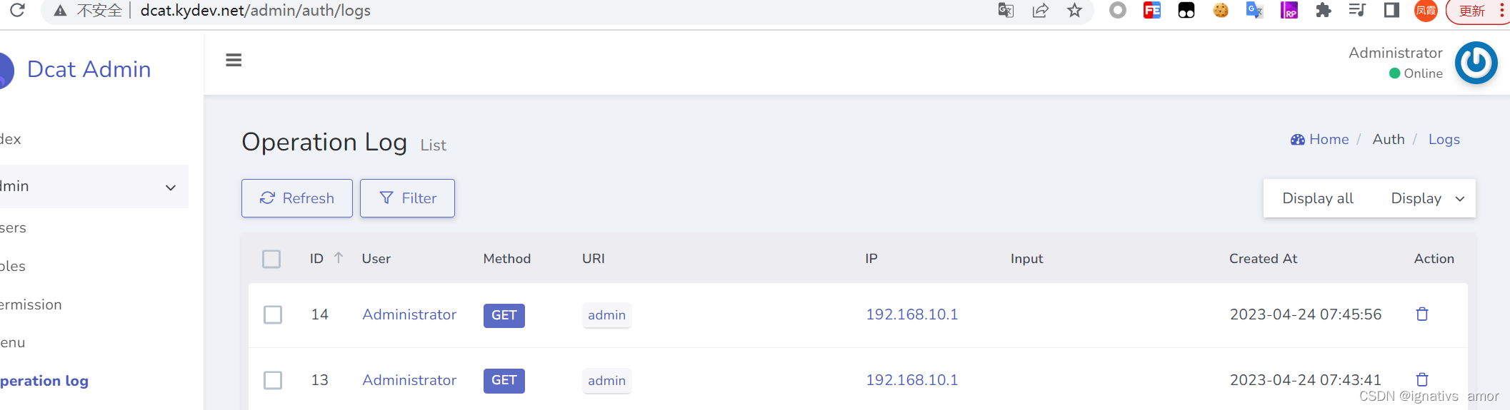 Dcat Admin常用扩展总结_dcatadmin扩展-CSDN博客