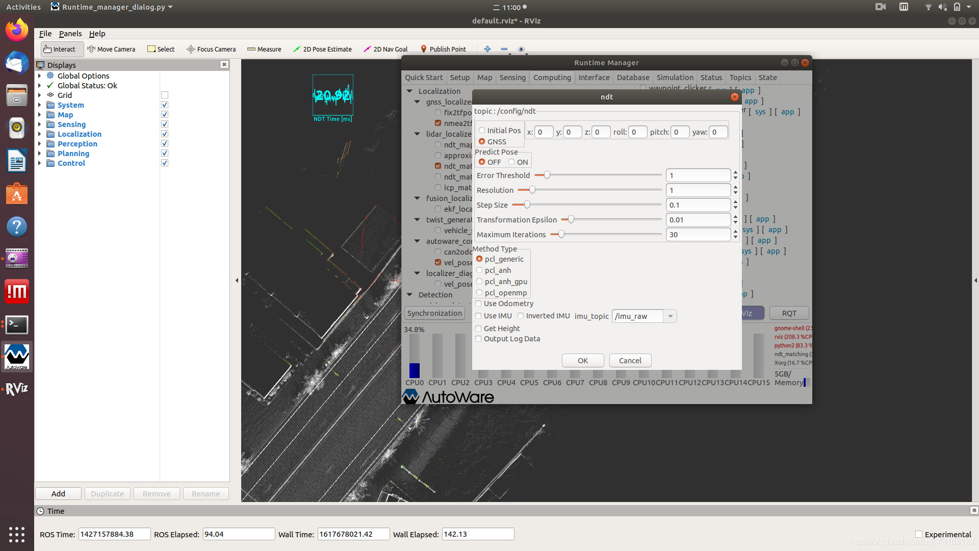 ubuntu18.04下载安装autoware1.14（cpu版本）+示例演示_autoware下载-CSDN博客