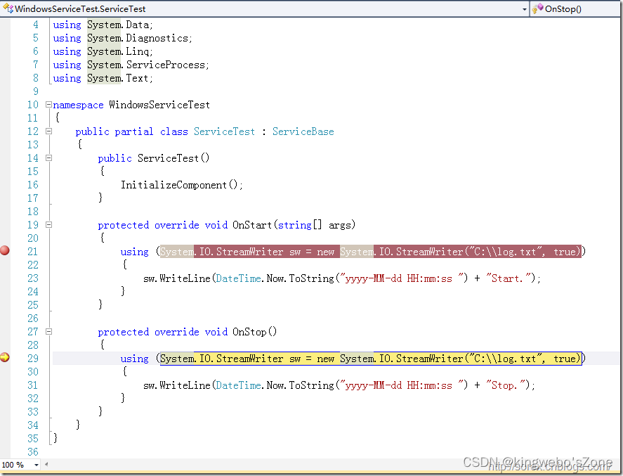 C#创建Windows Service(Windows 服务)的方法步骤_c# windows服务-CSDN博客