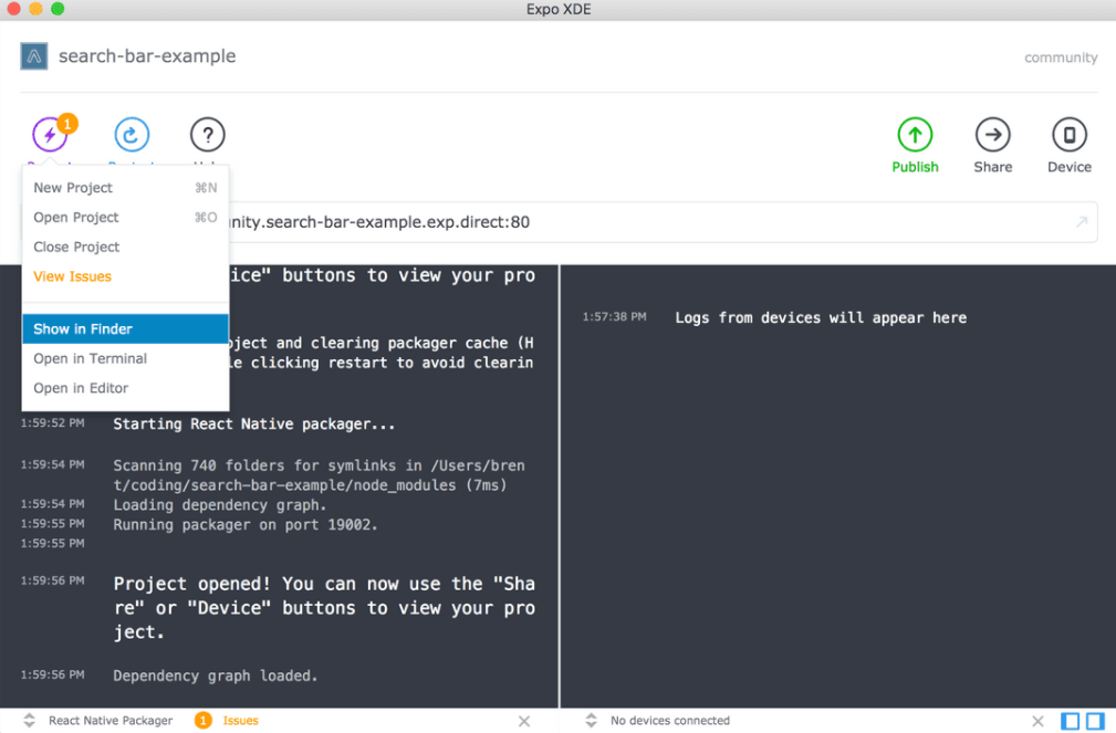 Expo大作战(一)--什么是expo，如何安装expo clinet和xde，xde如何使用-CSDN博客