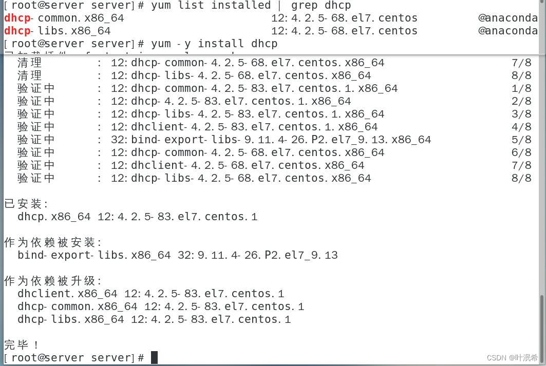 第四章 Centos 7 Linux配置dhcp 实训任务1：使用dhcp中继部署多子网环境linux Dhcp服务器 实训项目 Csdn博客