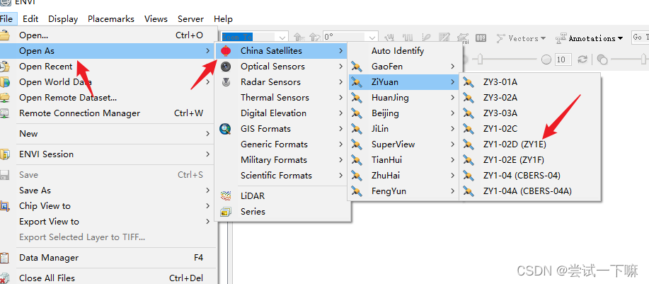 ZY1-02D (ZY1E)多光谱数据预处理-CSDN博客