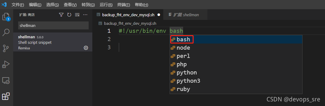 vscode 打造 shell 使用_vscode运行shell-CSDN博客