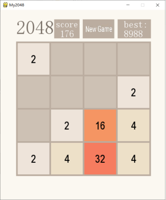 使用Pygame制作2048小游戏_pygame 2048-CSDN博客