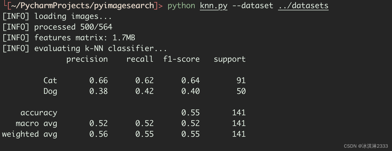 Deep learning for Computer Vision with Python笔记（4）构建KNN图像分类器_knn分类不缩放图像构建模型-CSDN博客