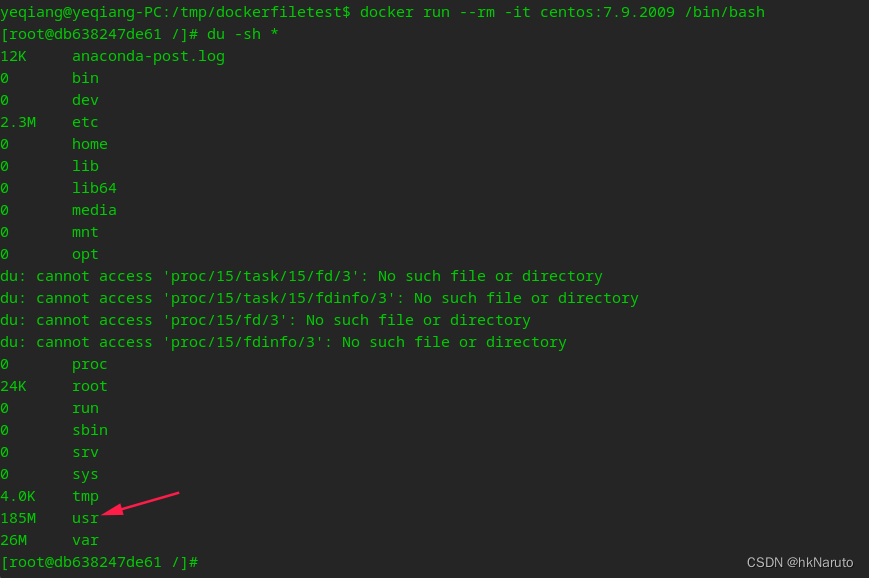 Dockerfile 笔记 RUN rm删除无用文件后 docker images看到的镜像大小没变化 体积太大 优化Dockerfile 不要滥用ADD 镜像大小原理_dockerfile ...