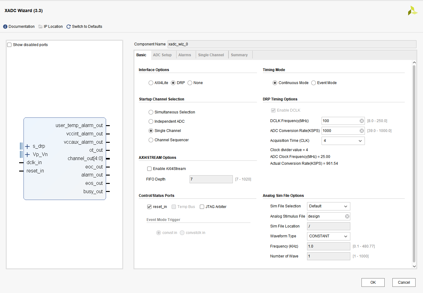 Vivado XADC IP核 使用详解-CSDN博客