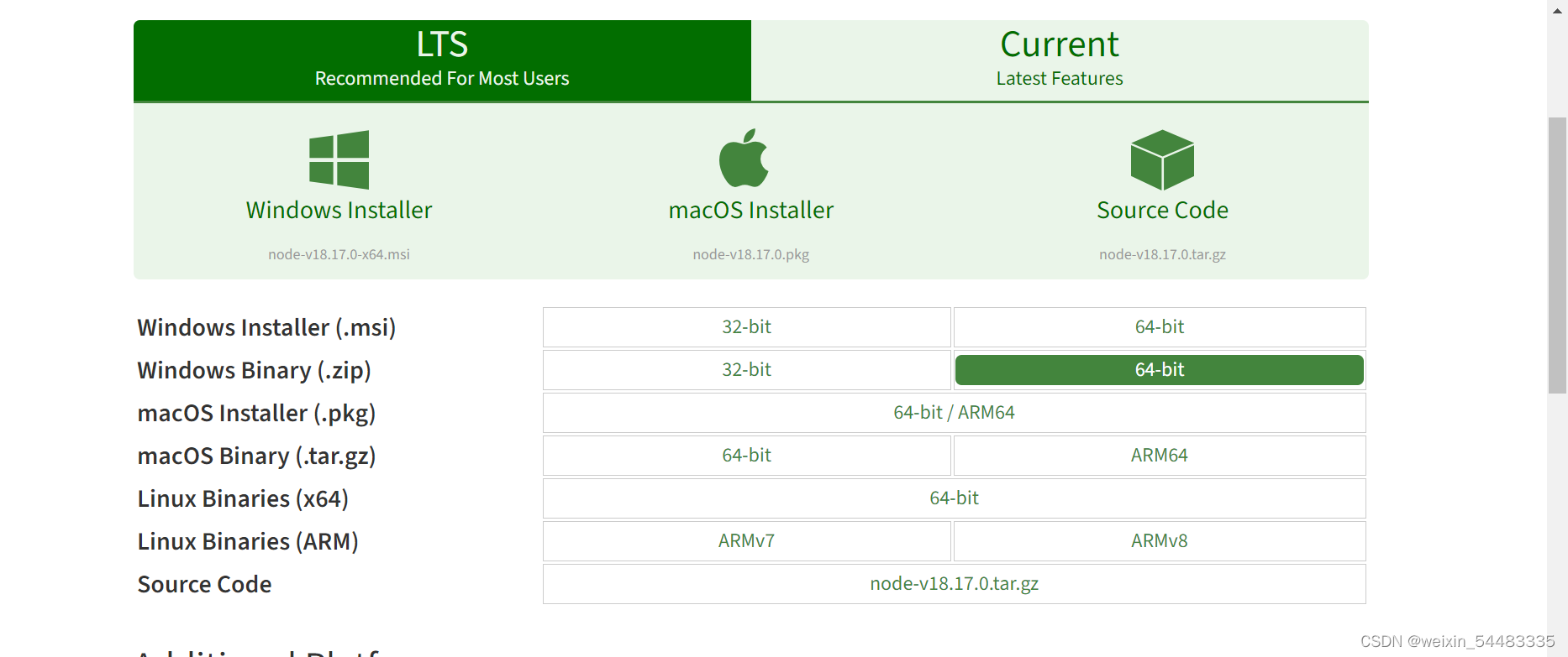 Node.js 安装包ZIP下载安装及环境变量配置-CSDN博客