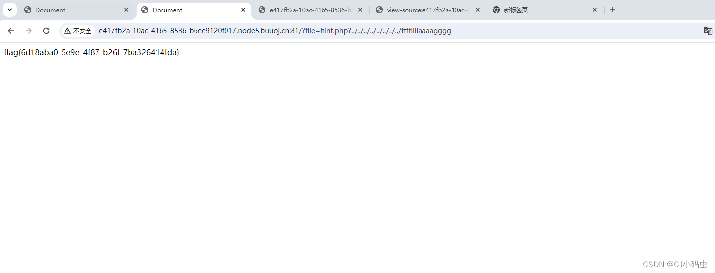 征服web第一站-BUUCTF Warmup_source.php?file=source.php?-CSDN博客