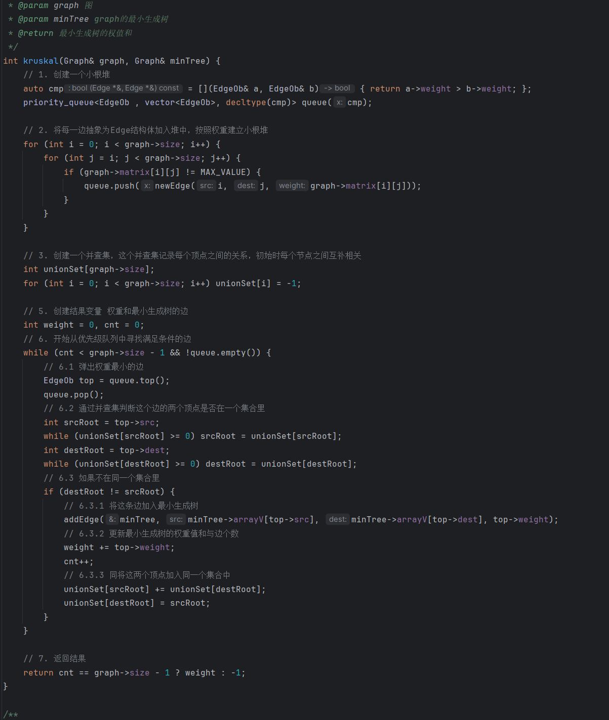 【数据结构】图解Kruskal算法+详细代码实现_kruskal代码-CSDN博客