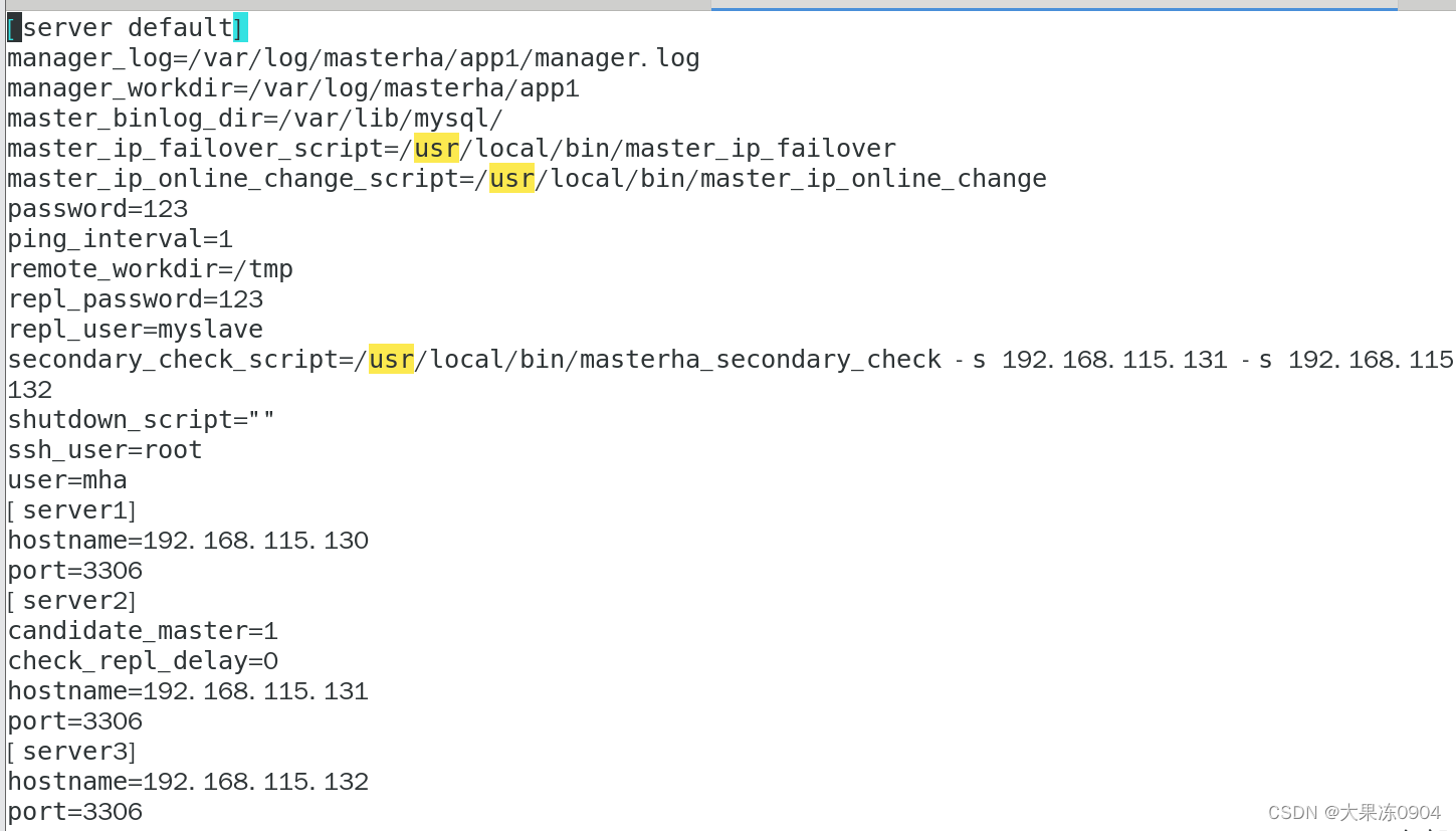 Mariadb高可用MHA_mariadb 支持多host-CSDN博客