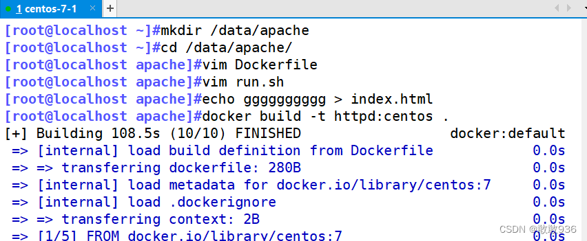 Docker镜像的创建和Dockerfile_dockerfile from 本地镜像-CSDN博客