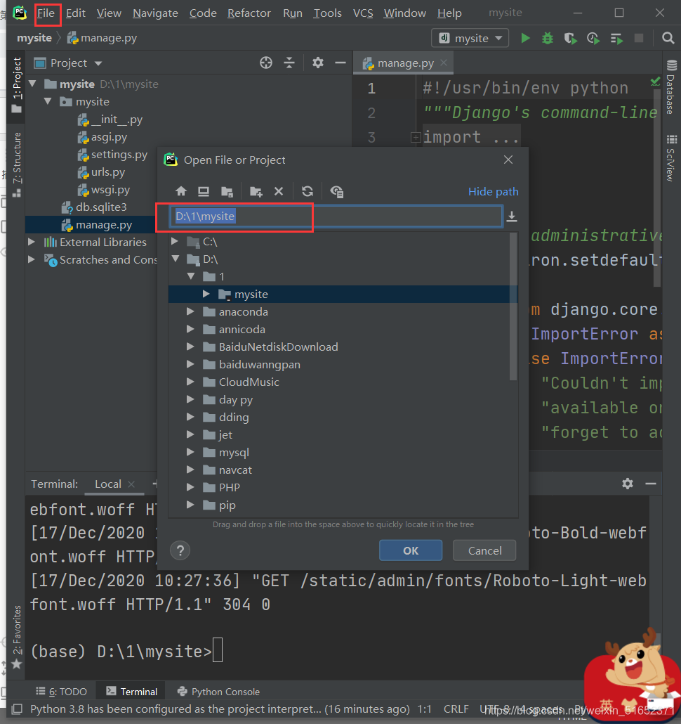 django 第一节 安装运行创建新项目_python manage.py startapp polls创建一个polls目录后,如何在pol-CSDN博客