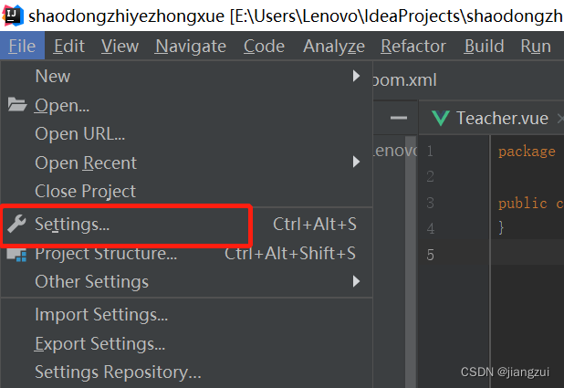 idea运行SpringBood报错ylxt.iml: ParseError at [row,col]:[1,1]Message: 前言中不允许有内容。_parseerror at [row ...