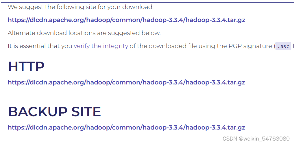 下载Apache Hadoop系统（版本自选），配置系统参数_hadoop apache下载-CSDN博客