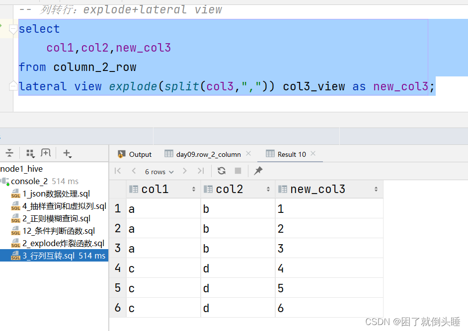 摸鱼大数据——Hive函数13_hive collect list能指定分隔符吗-CSDN博客