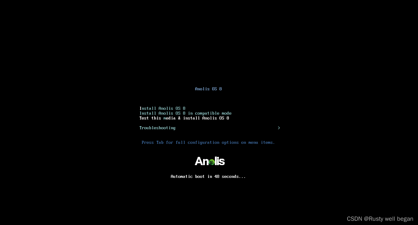 【Linux operation 57】龙蜥 Anolis OS8.6QU1安装_龙蜥8.6操作系统安装教程-CSDN博客