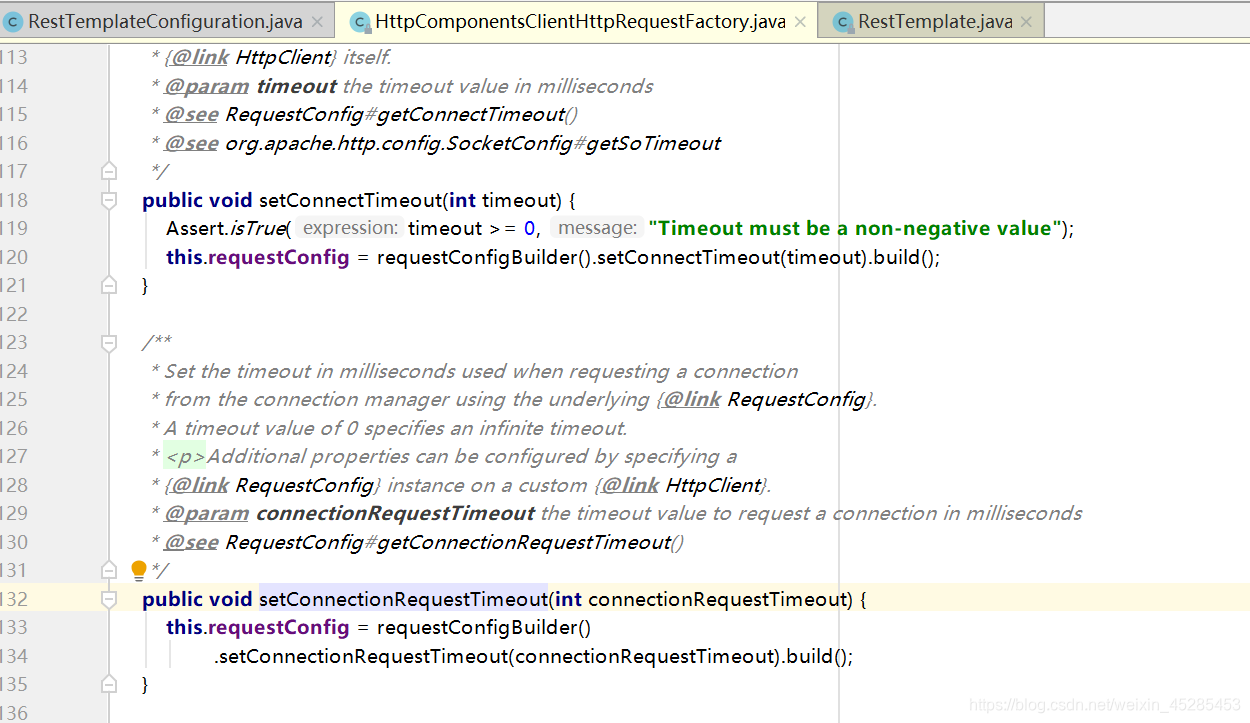 RestTemplate配置、connectTimeout、readTimeout、connectionRequestTimeout，readtime out 读取超时问题 ...