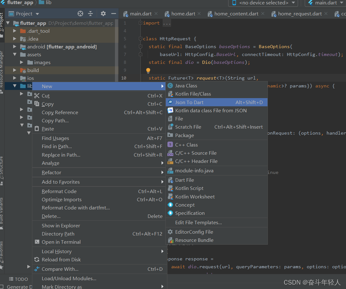 Flutter如何使用插件实现Json转Model_flutter json to dart model-CSDN博客