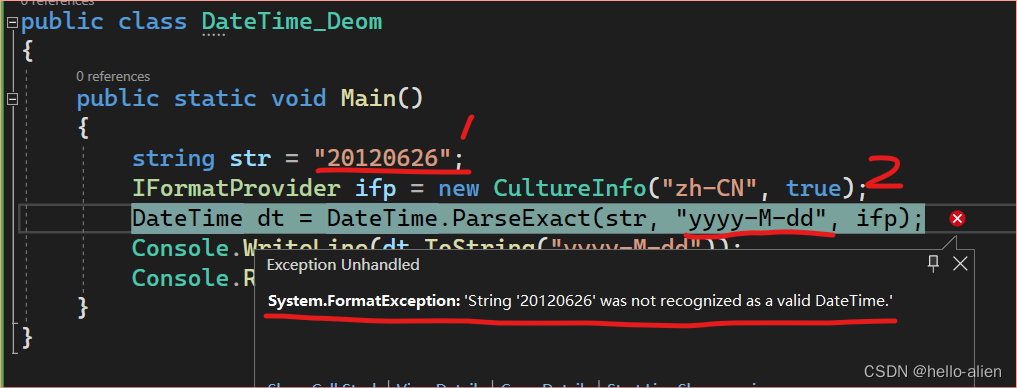 C#---第十九课:时间DateTime相关的应用 Convert.ToDateTime & ParseExact & TryParseExact_c# convert.todatetime ...
