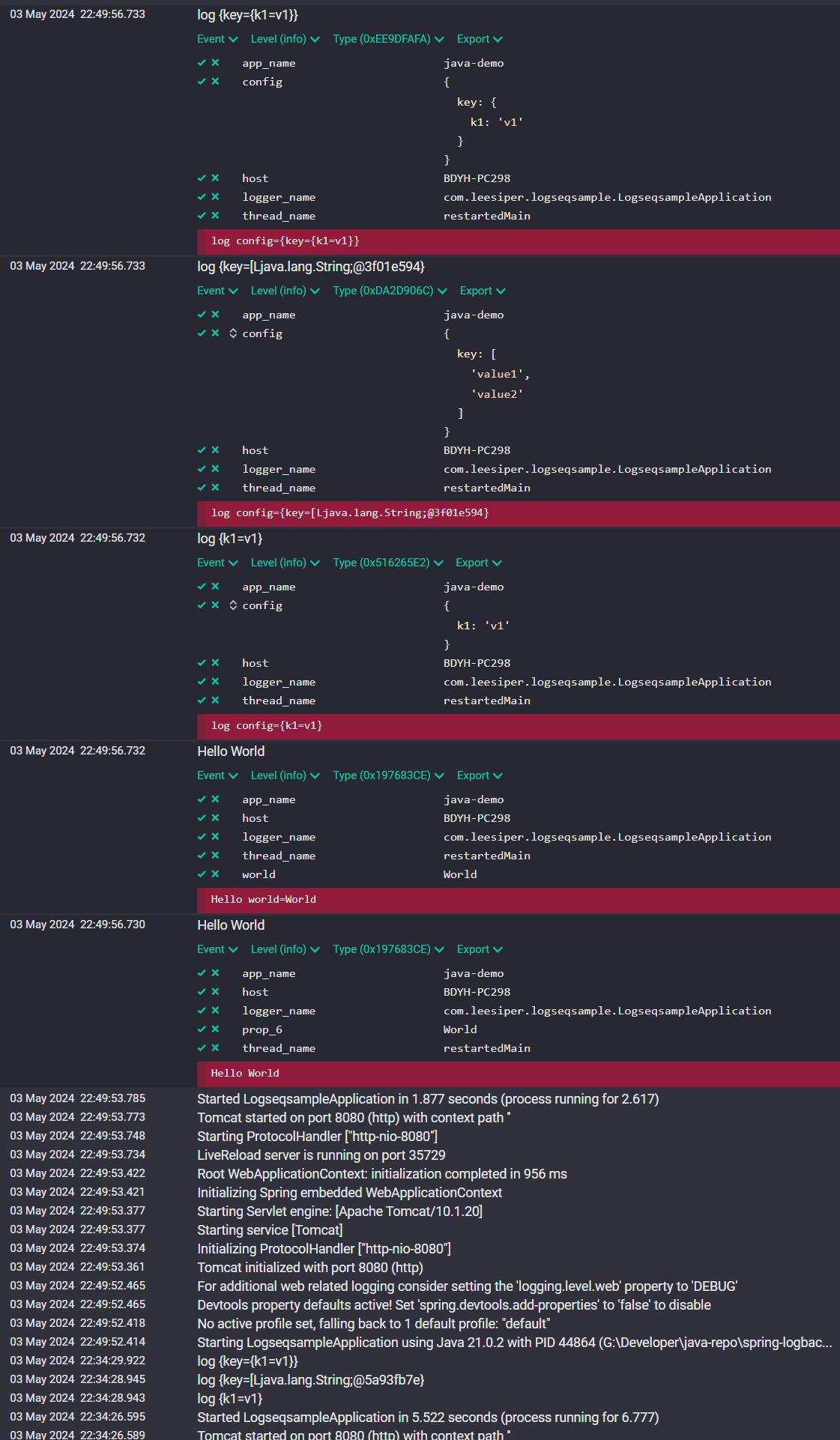JAVA也能用上Seq啦_springboot 到seq-CSDN博客