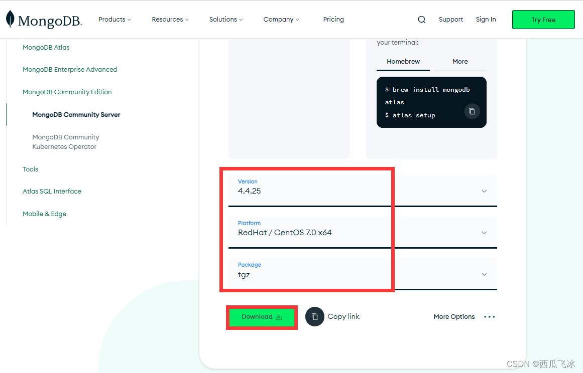 linux中安装MongoDB步骤_mongodb avx-CSDN博客