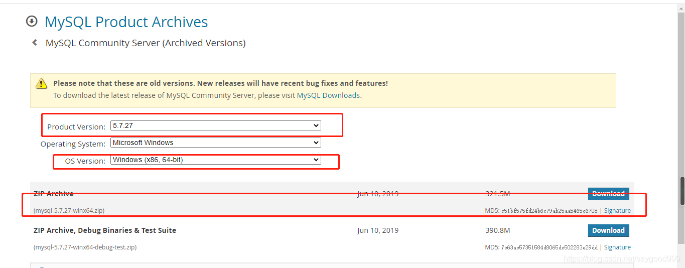 windows mysql5.7.27安装并图文配置教程_windows 安装mysql5.7.27-CSDN博客