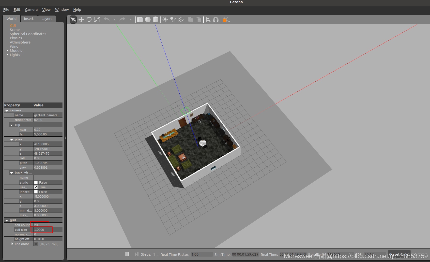 【ROS】例说mapserver静态地图参数（对照Rviz、Gazebo环境）_ros mapsaver-CSDN博客
