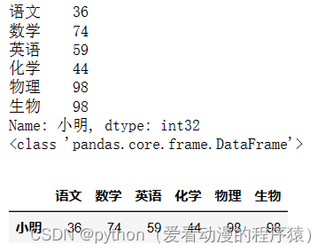 pandas---Series与DataFrame索引、切片；多层索引、索引的堆叠_pandas dataframe索引-CSDN博客