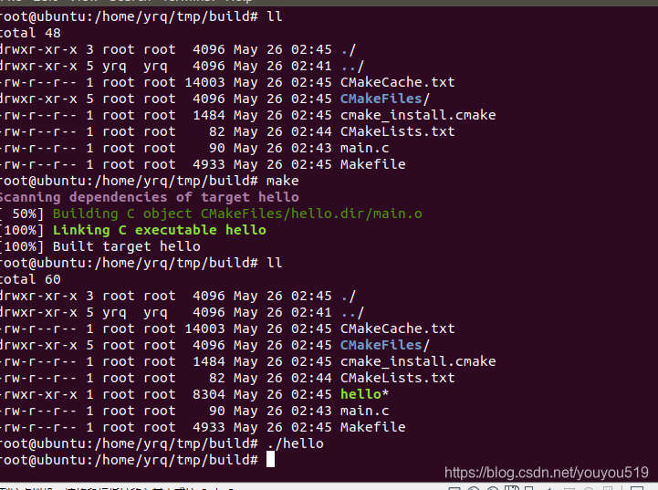 unbutu下cmake安装和简单使用_ubuntu error when bootstrapping cmake: cannot find-CSDN博客