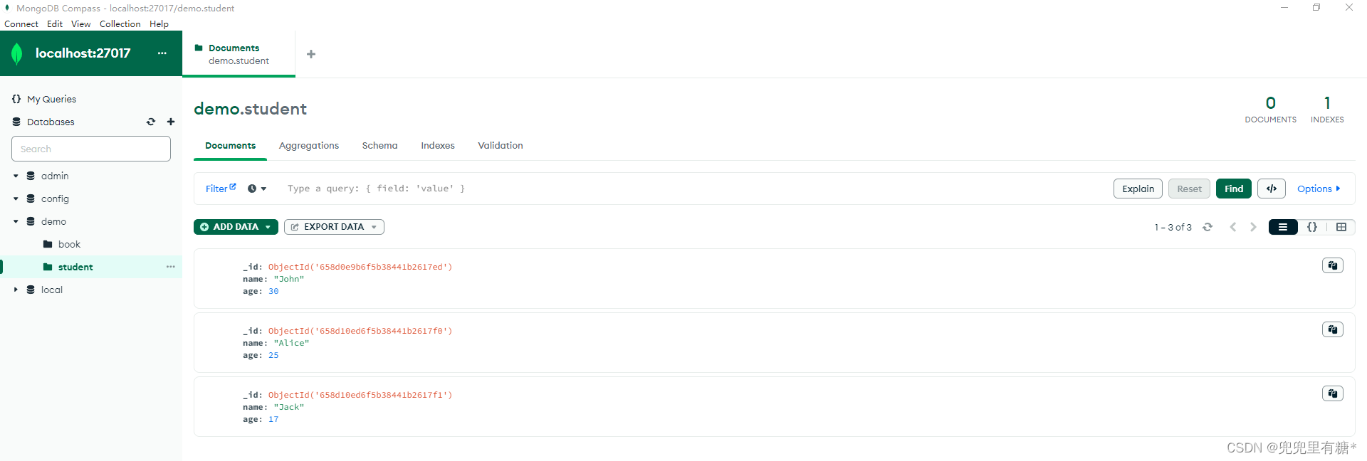 MongoDB语法，含sql对比_mongodb sql-CSDN博客