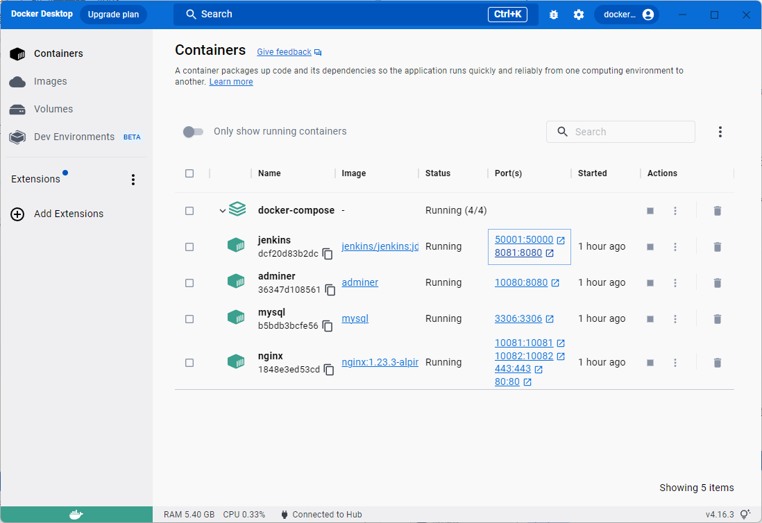 Docker持久化部署vue前端nodejs后端项目 01 Docker以及docker Compose在window以及linux的安装docker Compose Nodejs