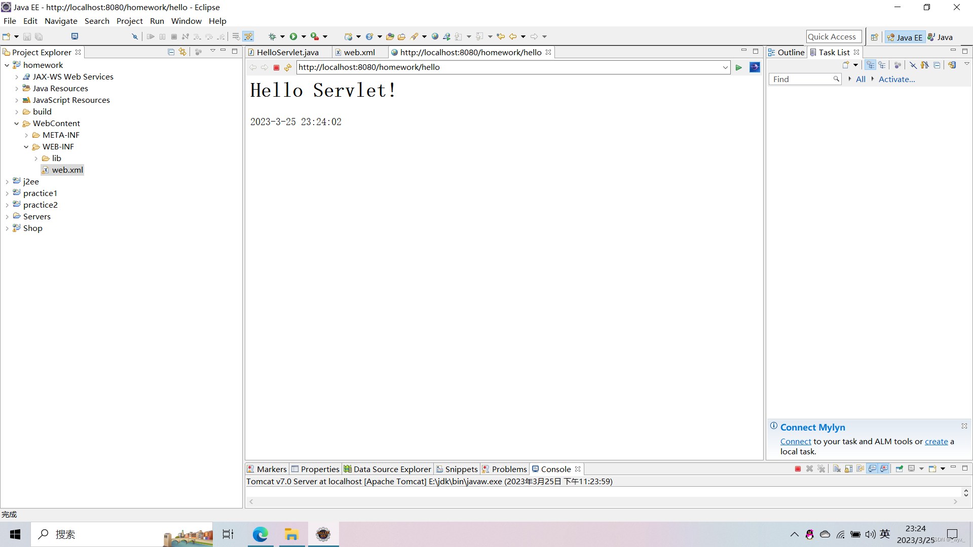 servlet第二次练习_。practice对象由位于com.servlet包中的practiceservlet类负责创建,要-CSDN博客