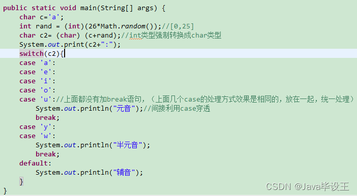 Java控制语句——switch语句_javaswitch 控制-CSDN博客