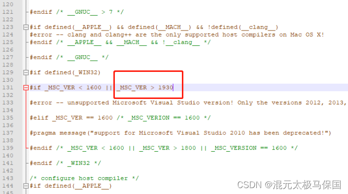 #error -- unsupported Microsoft Visual Studio version Only the versions 2012, 2013, 2015 and ...