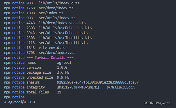 使用rollup打包vue3tsvite组件并发布至npm Csdn博客 4085