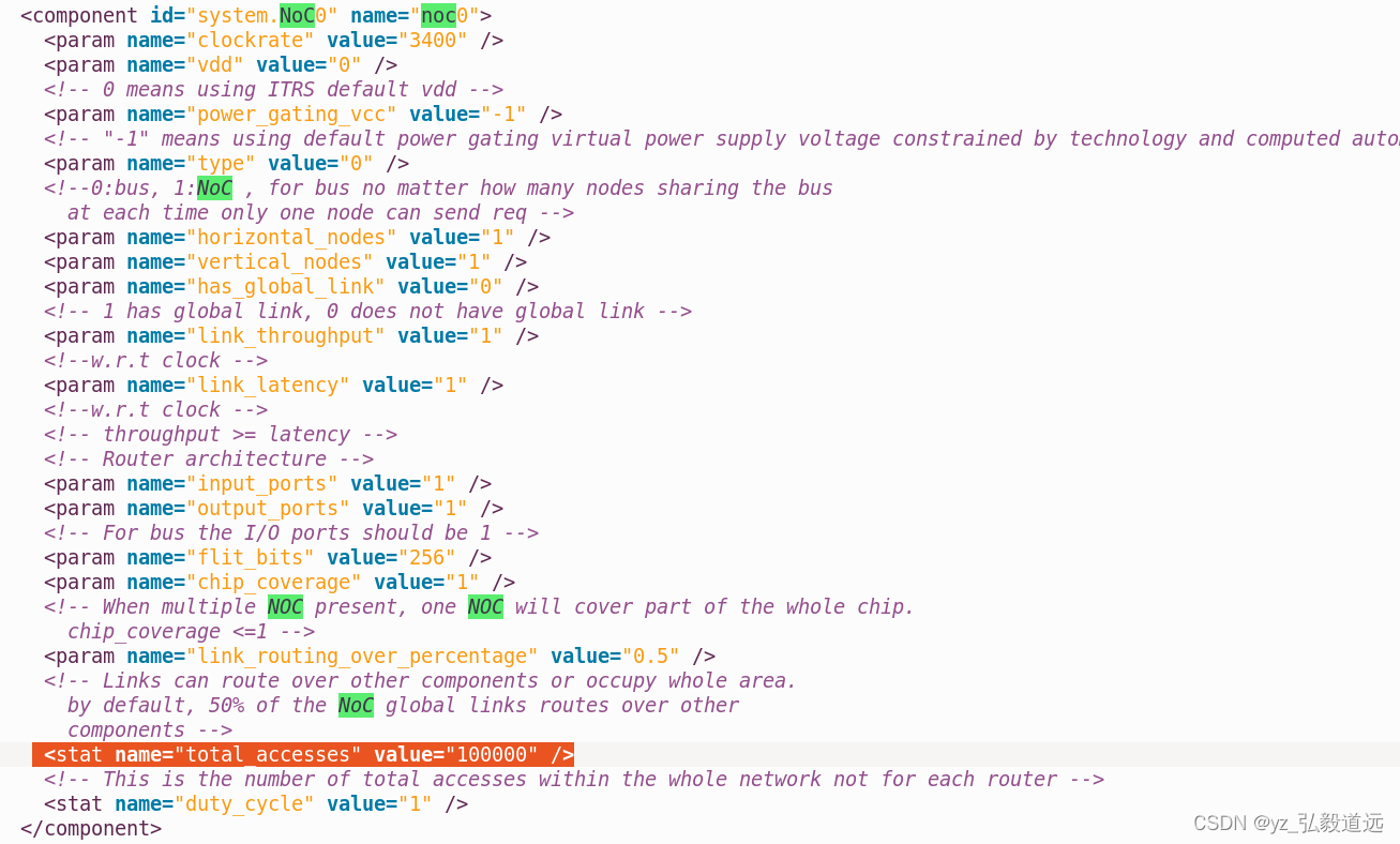 GEM5 McPAT NoC教程： xml设置汇总-2023版-CSDN博客