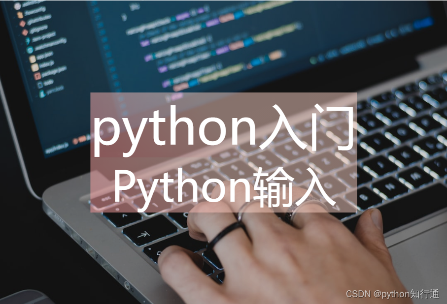 Python入门：python输入输入python Csdn博客