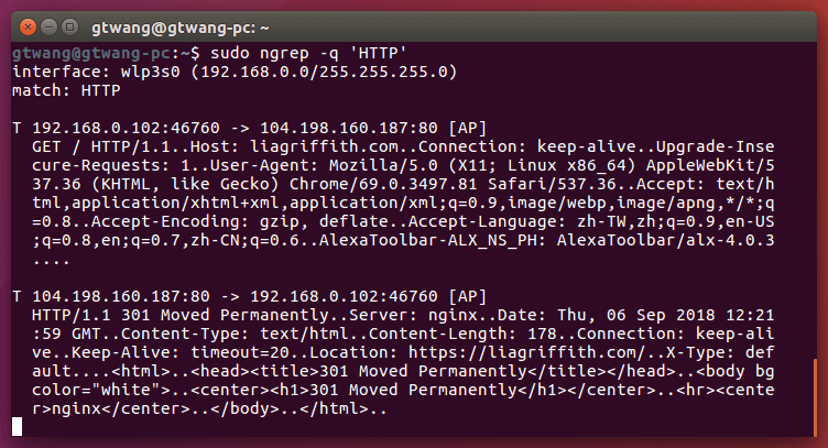 linux封包工具下载,Linux 的 ngrep 網路封包分析工具使用教學-CSDN博客