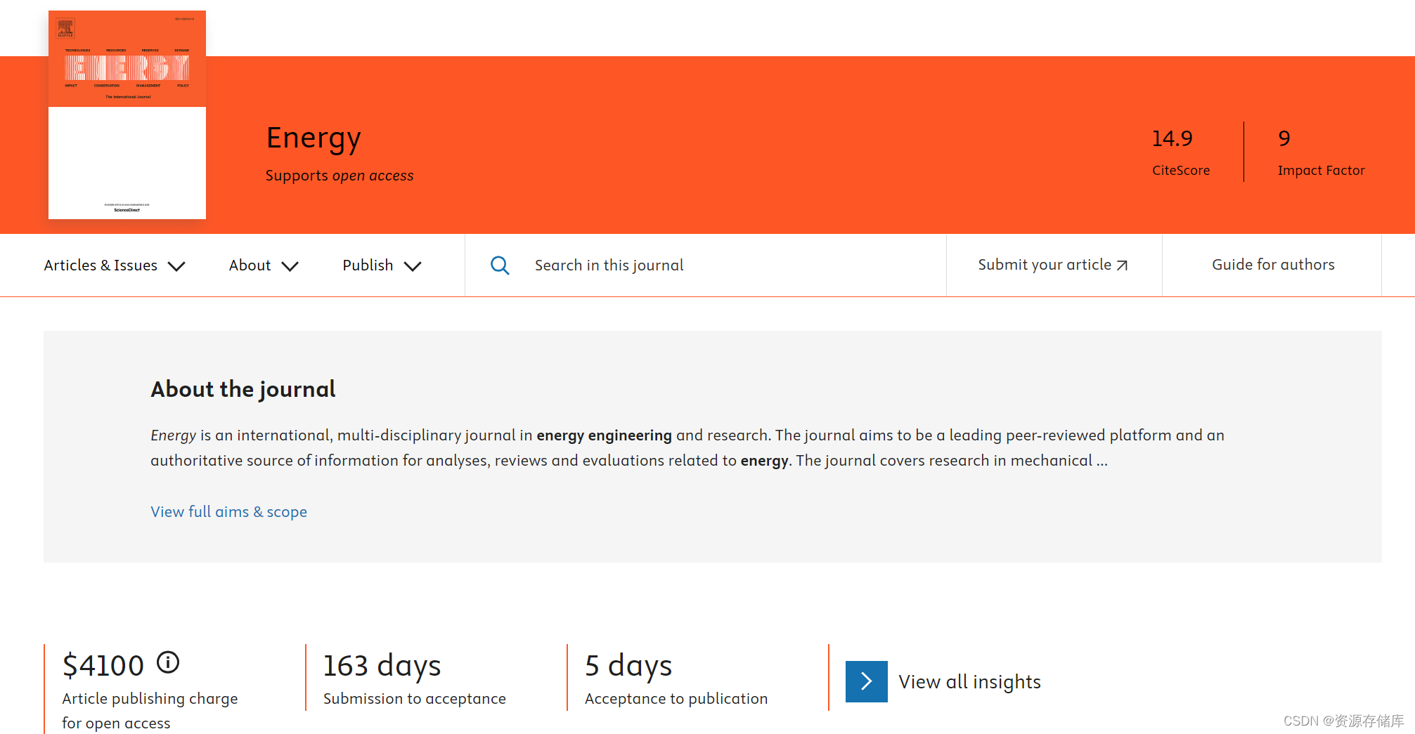 Energy_the journal energy encourages research in energy e-CSDN博客