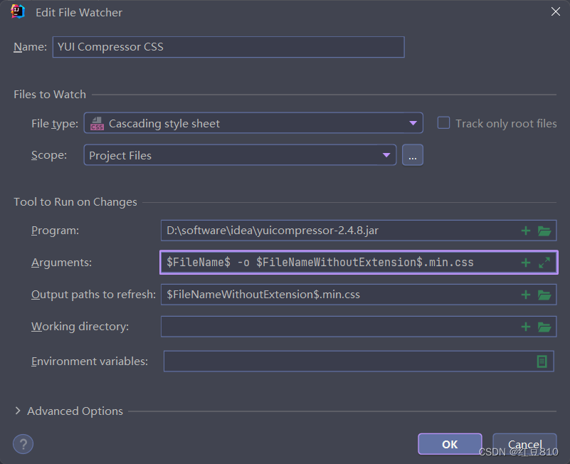Idea中 css 、js 压缩插件会自动生成xxx.min.css、xxx.min.js文件_idea 压缩js-CSDN博客