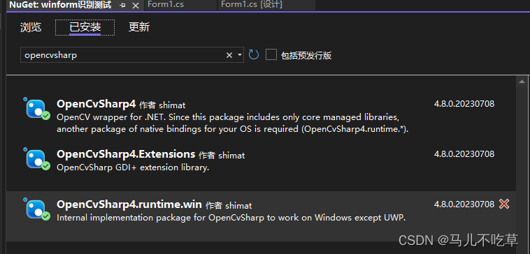 OpenCVSharp入门学习①-获取本地摄像头数据_opencvsharp 摄像头-CSDN博客