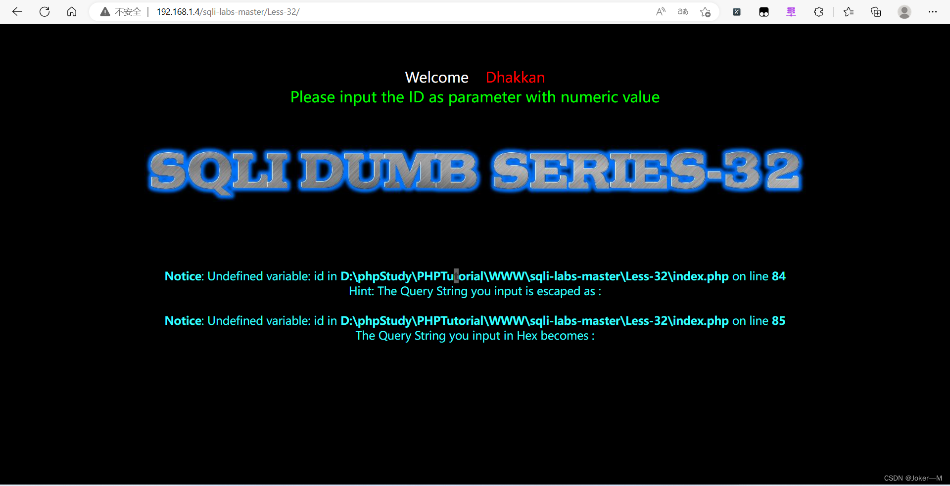 基于Sqli-Labs靶场的SQL注入-32~37关_sql less-32-CSDN博客
