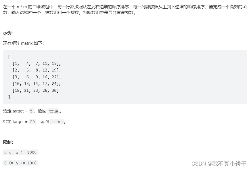 力扣刷题——剑指Offer（第二版）|| JAVA语言|| Day1[数组中重复的数字、二维数组中的查找、替换空格、从头到尾打印链表 ]_力扣剑指offer-CSDN博客