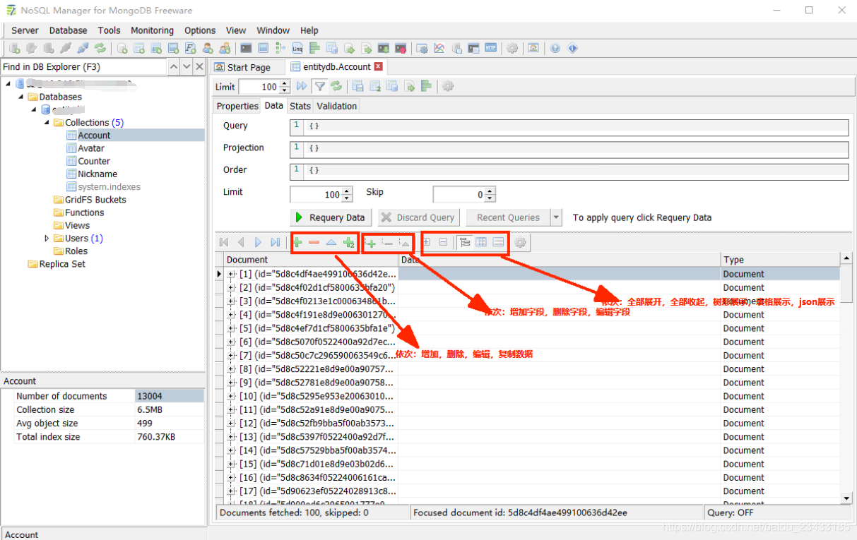 NoSQL Manager for MongoDB Freeware使用方法及清理账号流程-CSDN博客