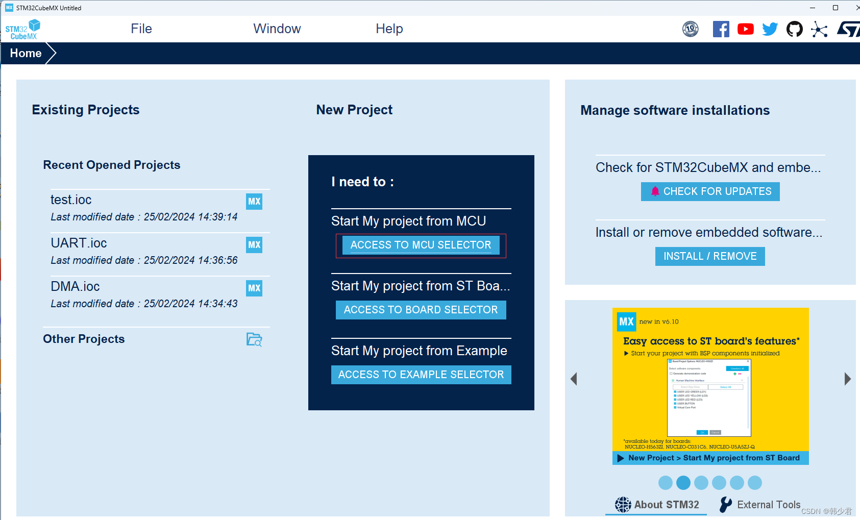 使用clion配合STM32CubeMX开发stm32(包含断点调试，查看寄存器值，printf重定向)_stm32 clion-CSDN博客